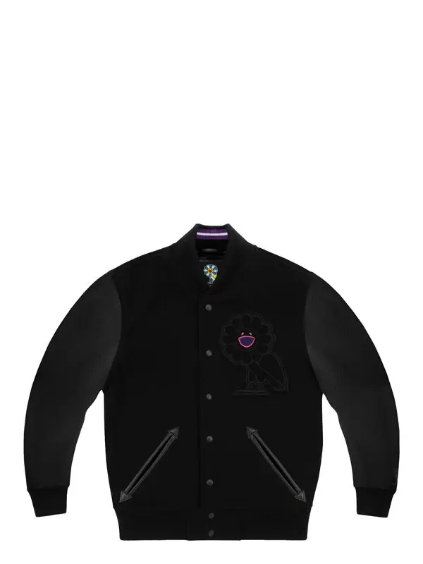 TAKASHI MURAKAMI X Ovo Varsity Jacket - Black