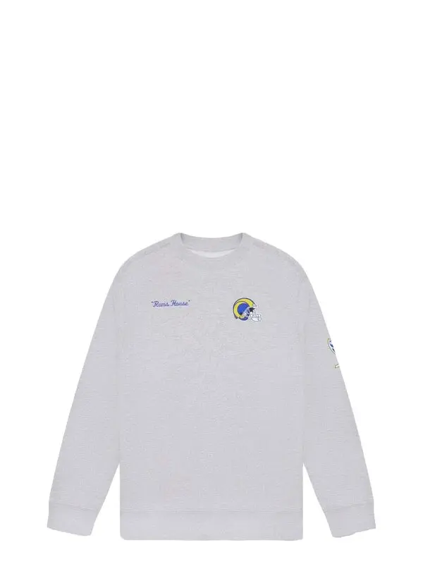 OVO X Nfl Los Angeles Rams Crewneck Sweatshirt - Heather Grey