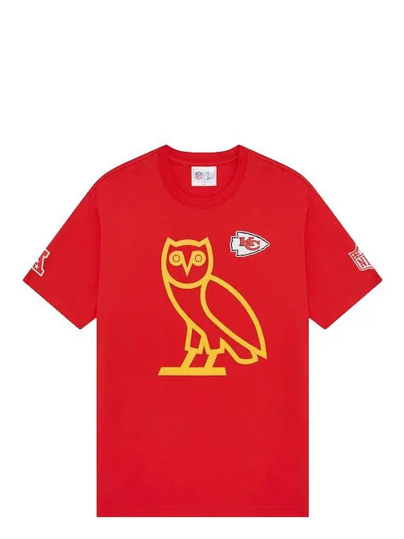 OVO X Nfl Kansas City Chiefs Game Day T-shirt - Red