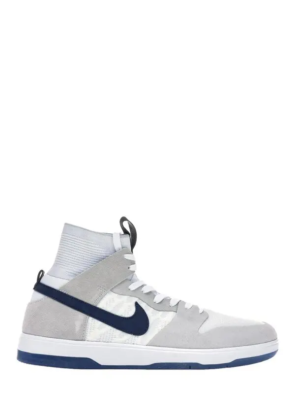 Nike Sb Dunk High Elite Cyrus Bennett - White/midnight Navy Blue