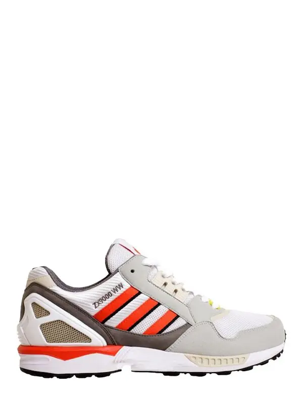 Adidas Zx 9000 Wood Wood Sneakers - White/grey/red