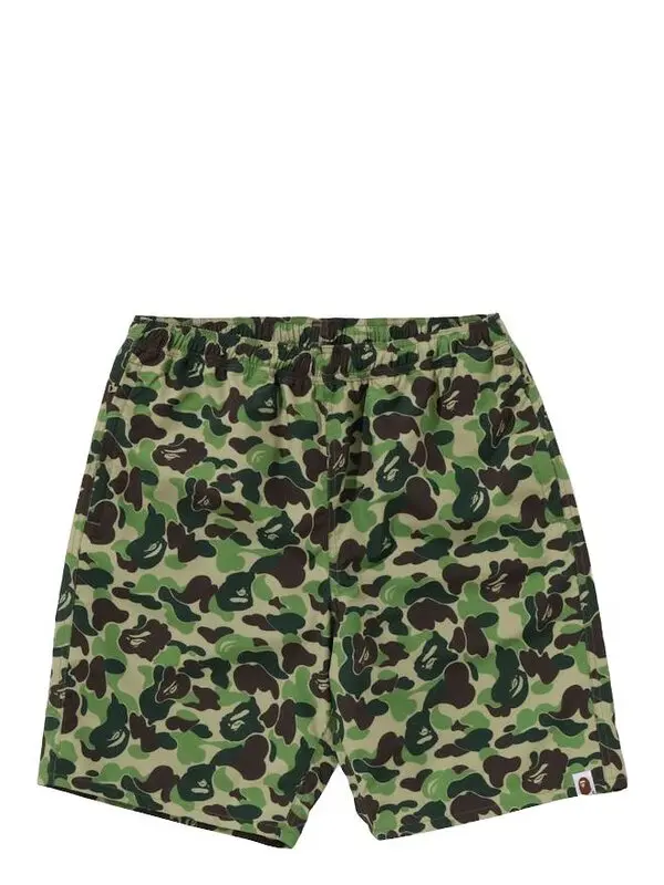 BAPE Abc Camo Beach Shorts - Green