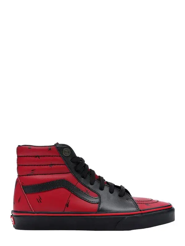 VANS Sk8 Hi Marvel Deadpool Sneakers - Red/black