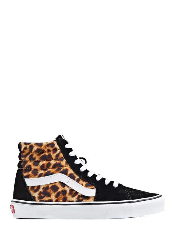 VANS Sk8-hi Leopard Sneakers - Black/true White