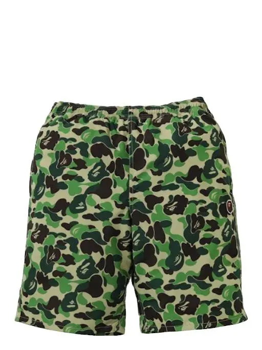 BAPE Abc Camo Beach Shorts - Green