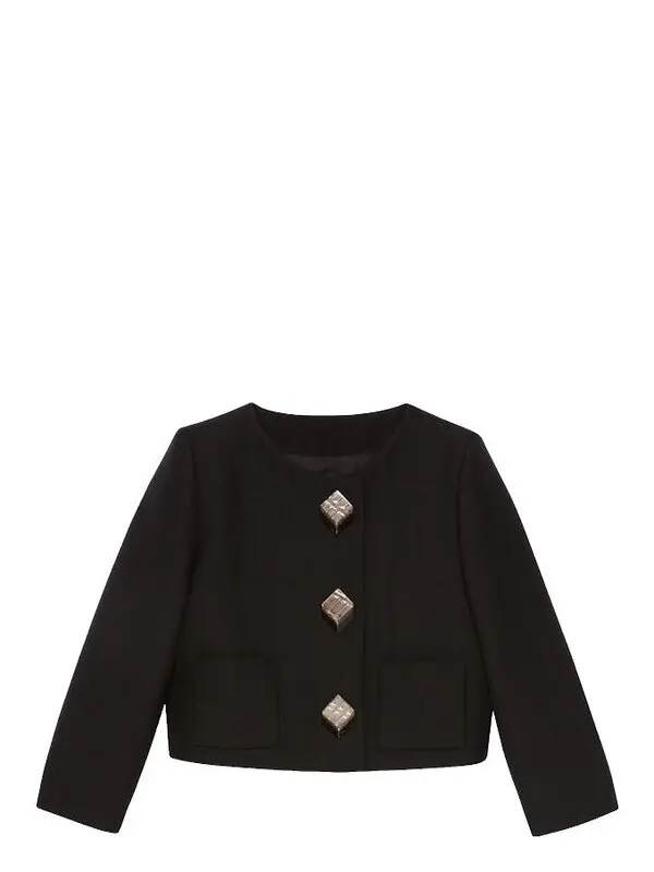 Gucci Dry Wool Jacket - Black