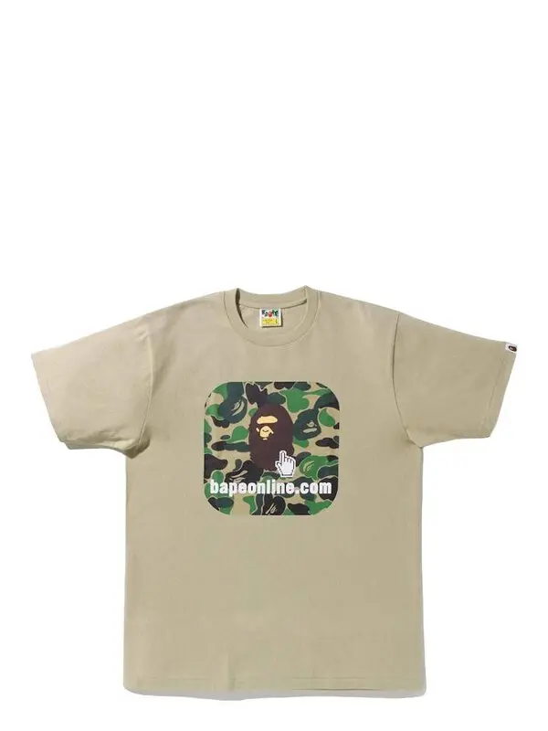 A BATHING APE Abc Camo Online Exclusive Tee Shirt - Beige