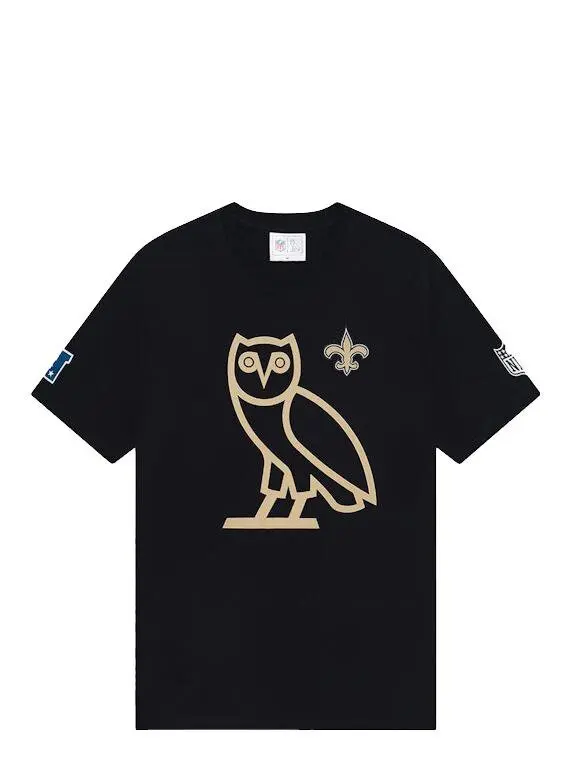 OVO X Nfl New Orleans Saints Game Day T-shirt - Black