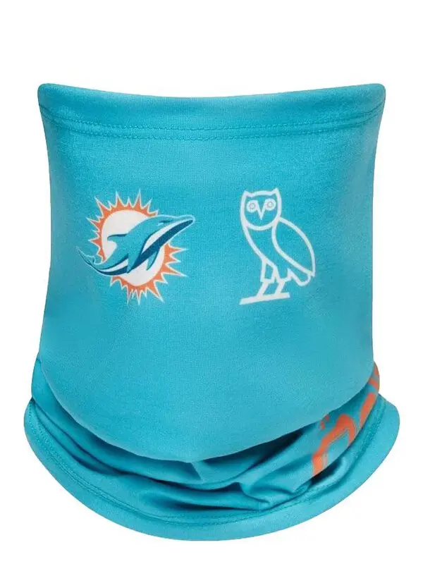 OVO X Nfl Miami Dolphins Neck Gaiter - Teal