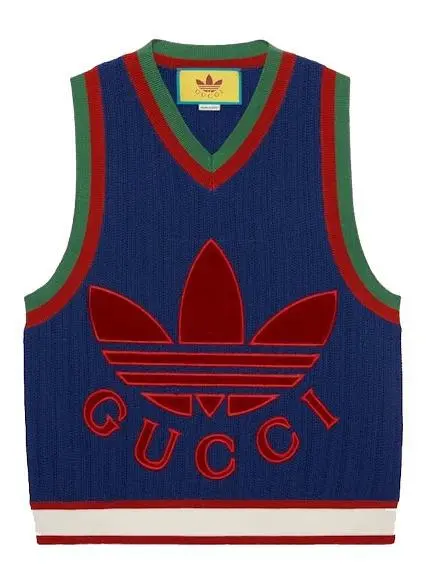 Gucci X Adidas Viscose Vest - Blue