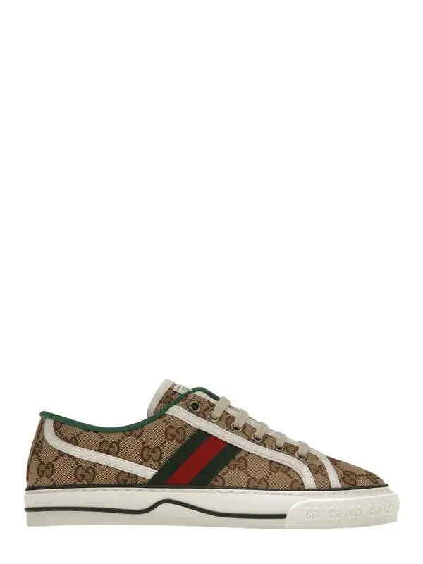 Gucci Tennis 1977 Gg Sneakers - White/red/green