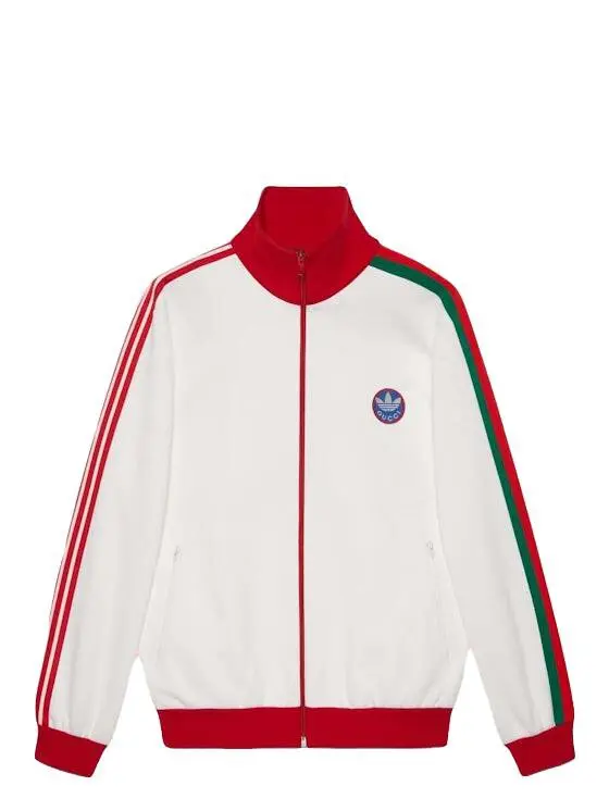 Gucci X Adidas Cotton Jersey Jacket - White