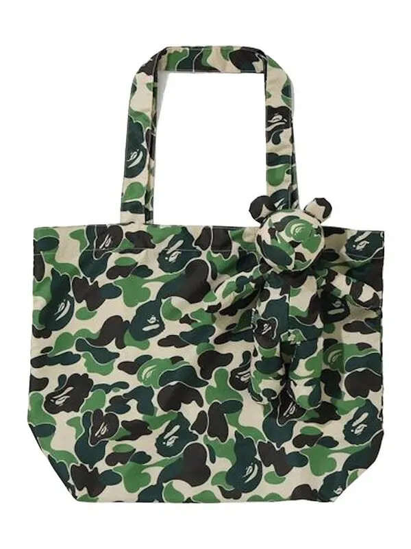 A BATHING APE Abc Bear Eco Bag - Green