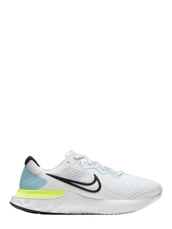 Nike Renew Run 2 Athletic Sneakers - White/black/light Blue Fury