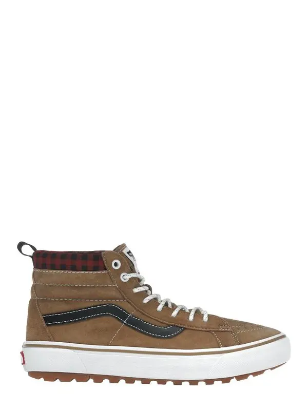 VANS Sk8-hi Mte-1 Sneakers - Plaid Brown/black