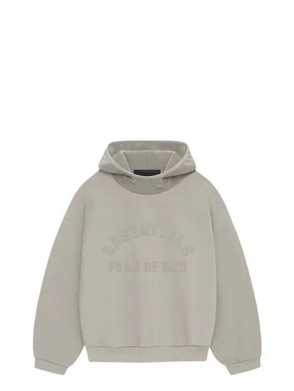 Fear Of God Essentials Nylon Fleece Hoodie - Seal