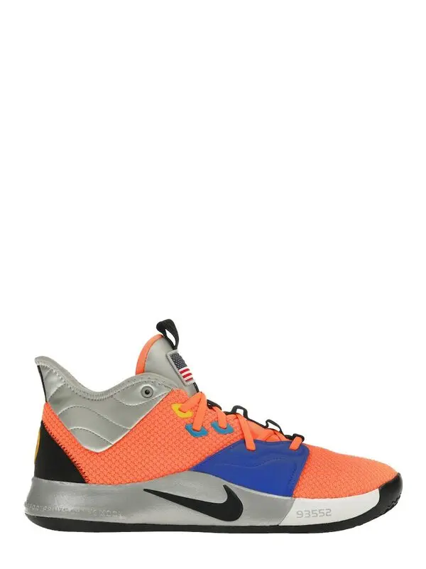 Nike Pg 3 Nasa Sneakers - Total Orange/black/metallic Silver