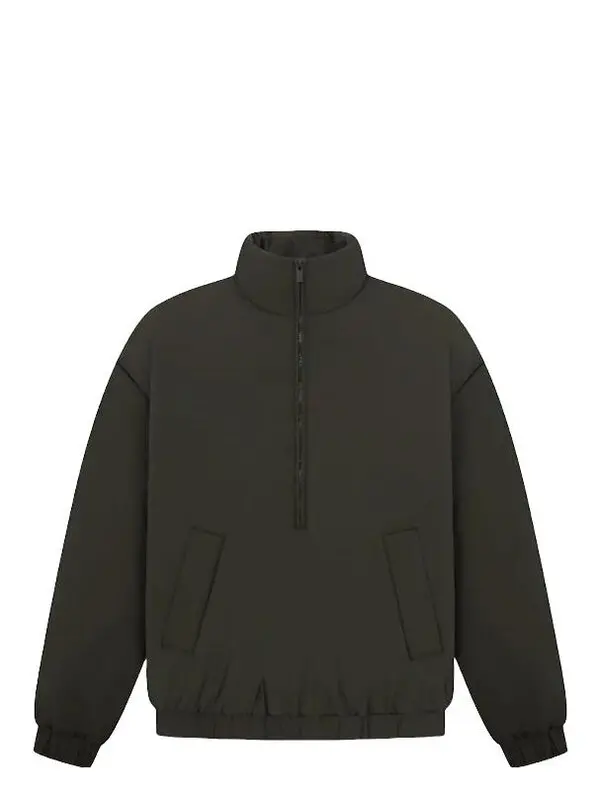 Fear Of God Essentials Nylon Puffer Jacket - Off Black