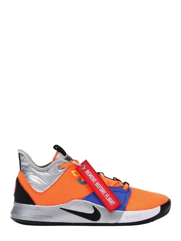 Nike Pg 3 Nasa Sneakers - Total Orange/black/metallic Silver