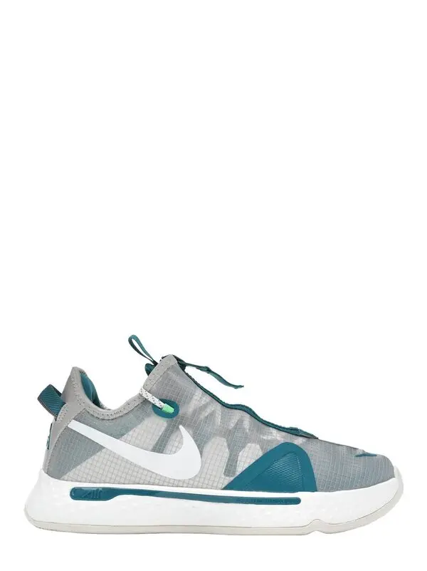 Nike Pg 4 Pcg Teal Basketball Shoe - Sail/mineral Teal/white