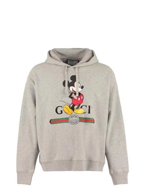 Gucci X Disney Mickey Mouse Hoodie - Grey