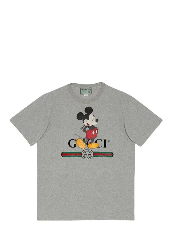 Gucci X Disney Oversized Logoprint T-shirt - Grey