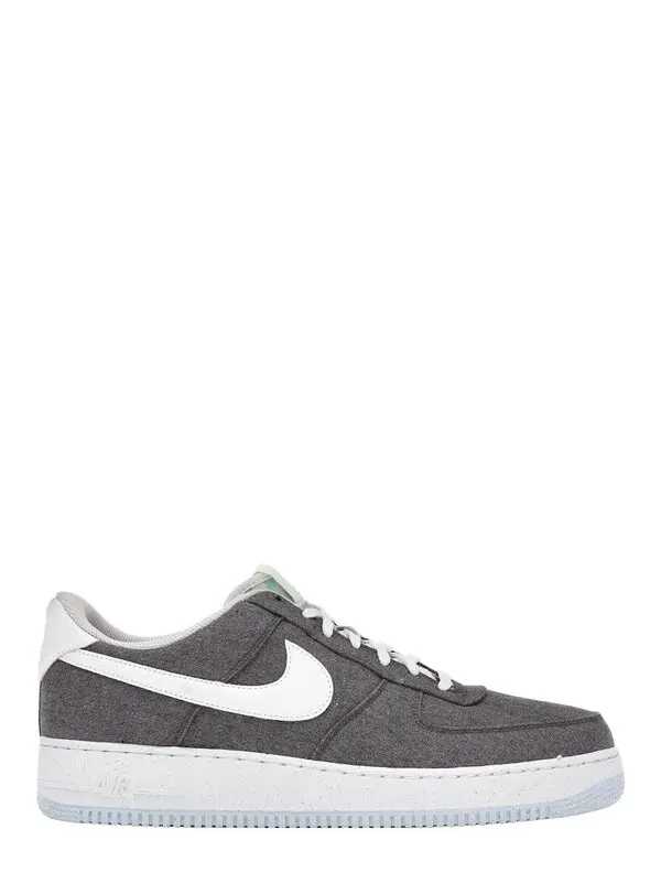 Nike Air Force 1 Low Recycled Canvas Sneakers - Iron Grey/white/barely Volt