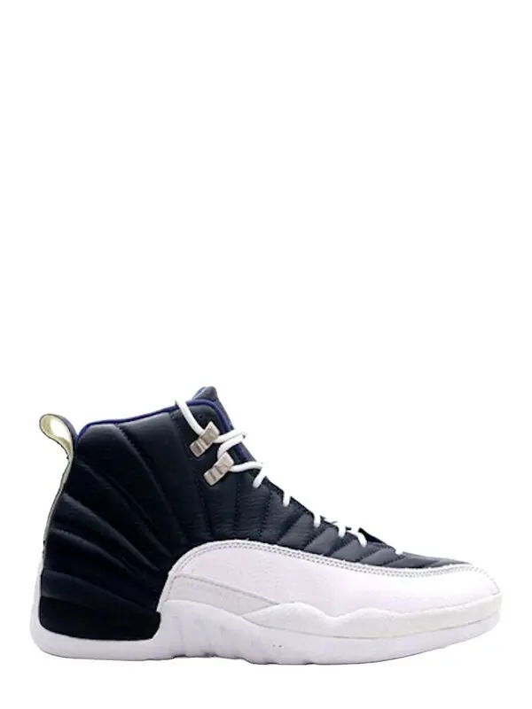 JORDAN 12 Og Sneakers - Obsidian/white/french Blue