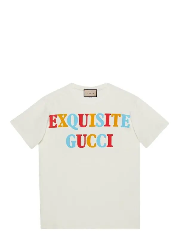 Gucci Oversized Heavy Cotton Jersey T-shirt - Off White