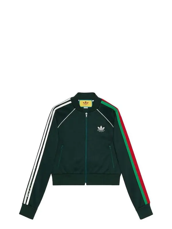 Gucci X Adidas Zip Jacket - Dark Green