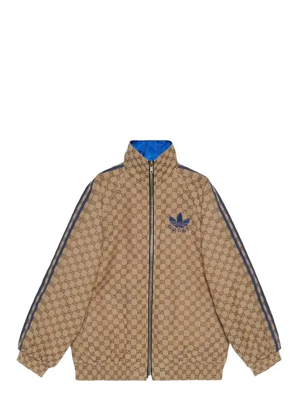 Gucci X Adidas Reversible Jacket - Beige/ebony/blue