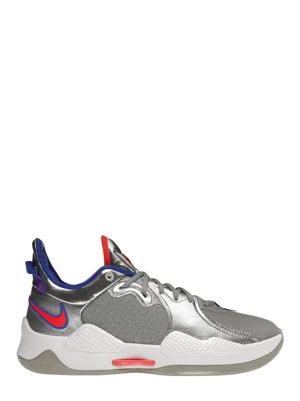Nike Pg Clippers Sneakers - Metallic Silver/hyper Royal/laser Crimson