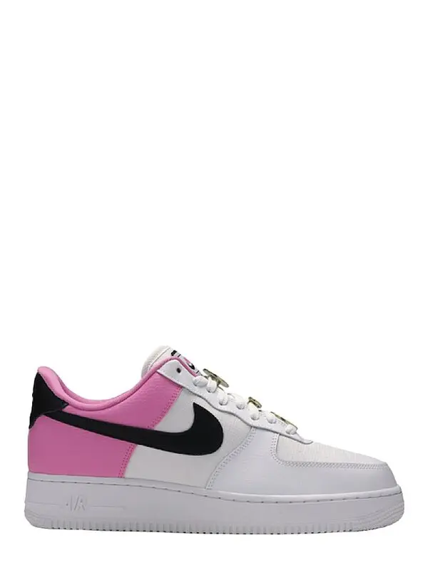 Nike Air Force 1 Low Se Basketball Pins Sneakers - White/black/china Rose