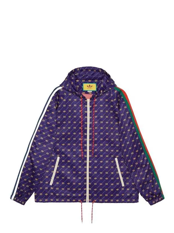 Gucci Adidas X Trefoil Jacket - Blue/green