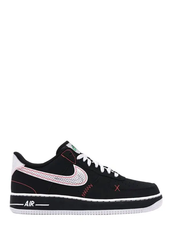 Nike Air Force 1 Low Schematic - Black/white/bright Crimson