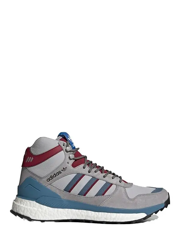 Adidas Marathon Free Hiker Human Made Sneakers - Clear Onix/saint Stonewash Blue/collegiate Burgundy