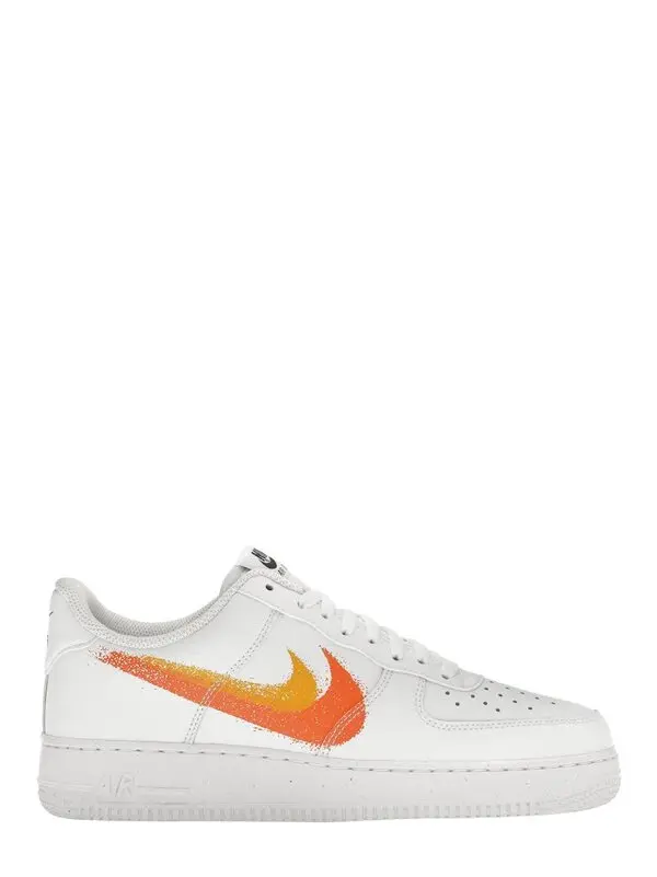 Nike Air Force 1 Low '07 Spray Paint Swoosh - White/university Gold/black