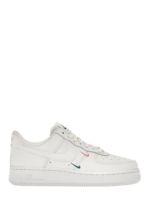 Nike Air Force 1 '07 Essential Double Mini Swoosh Sneakers - Summit White/solar Red
