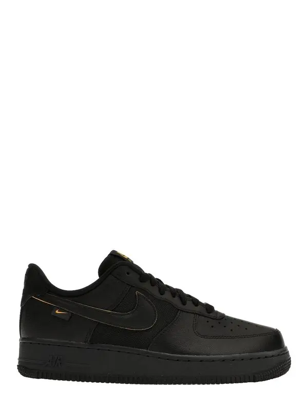 Nike Air Force 1 Low '07 Ballistic Mesh Sneakers - Black/yellow Ochre
