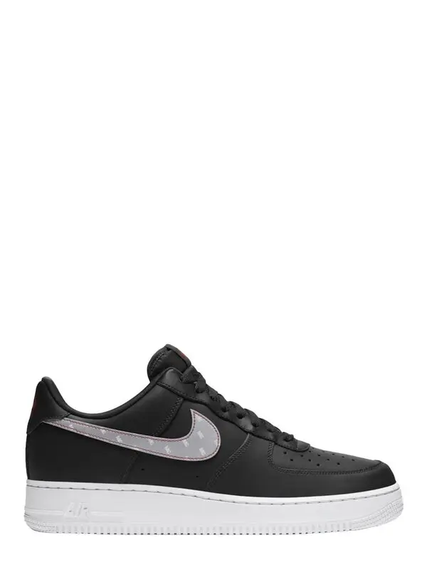 Nike Force 1 Low 07 3m Sneakers - Anthracite/silver/university Red