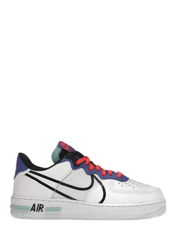 Nike Air Force 1 Low React - White/black/astronomy Blue