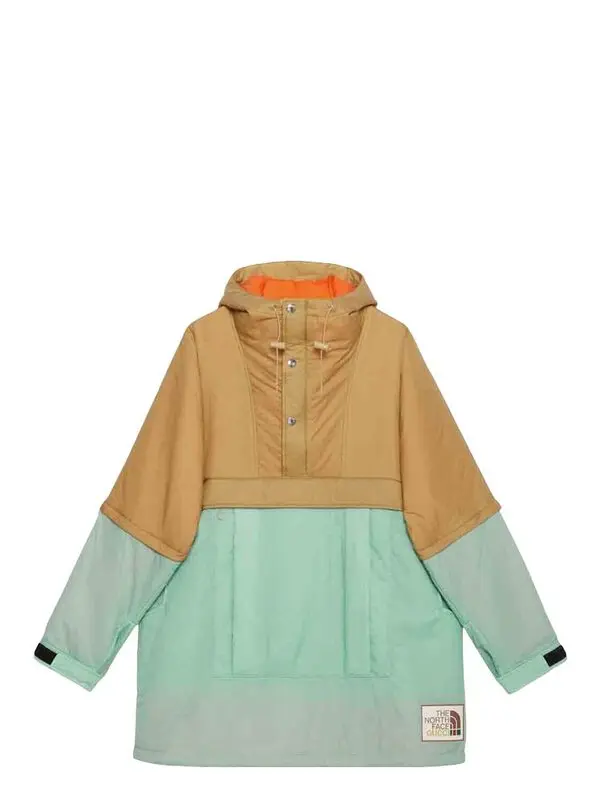 Gucci X The North Face Anorak Jacket - Light Blue/beige