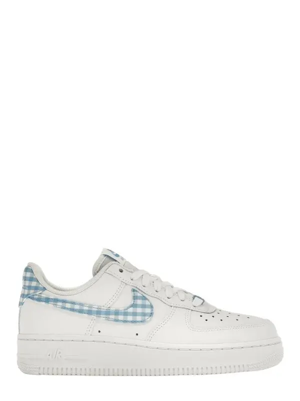 Nike Air Force 1 '07 Essential Ginghamin Sneakers - White/university Blue