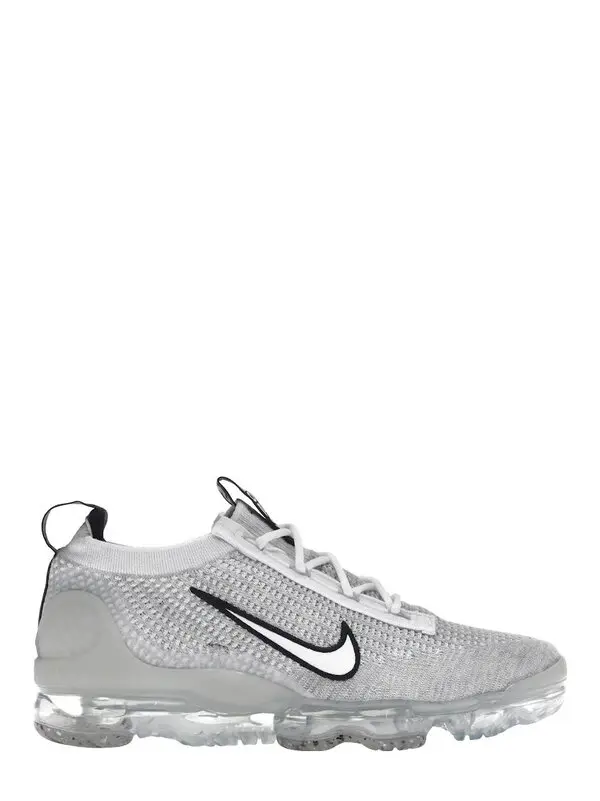 Nike Air Vapormax 2021 Fk - White/black/metallic Silver