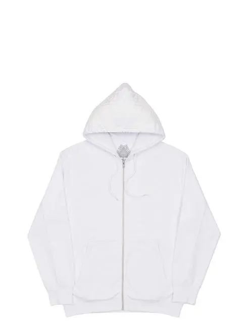 PALACE Big Triferg Zip Hood - White