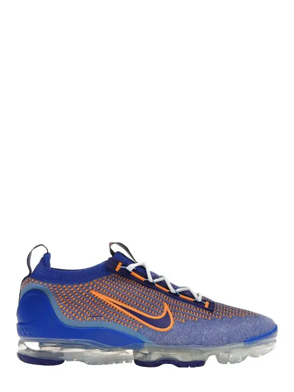 Nike Air Vapormax 2021 Flyknit Sneakers - Game Royal/vivid Orange/university Blue