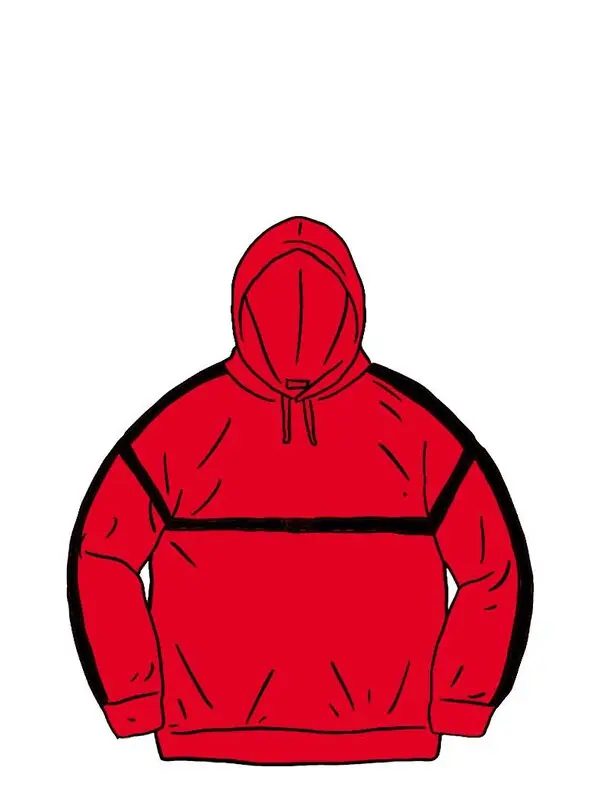 Supreme Warm Up Hooded Sweatshirt - Red