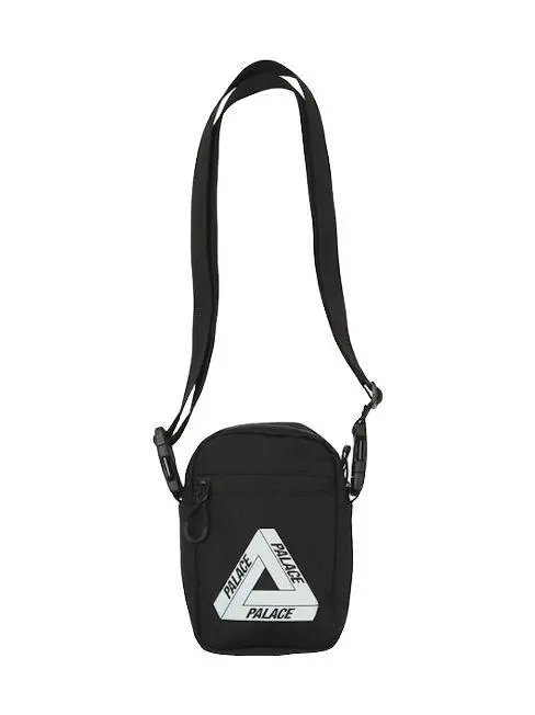 PALACE Cordura Double Diamond Shot Bag - Black