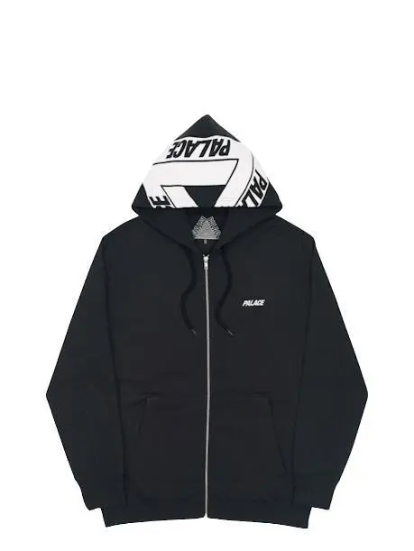 PALACE Big Triferg Zip Hood - Black