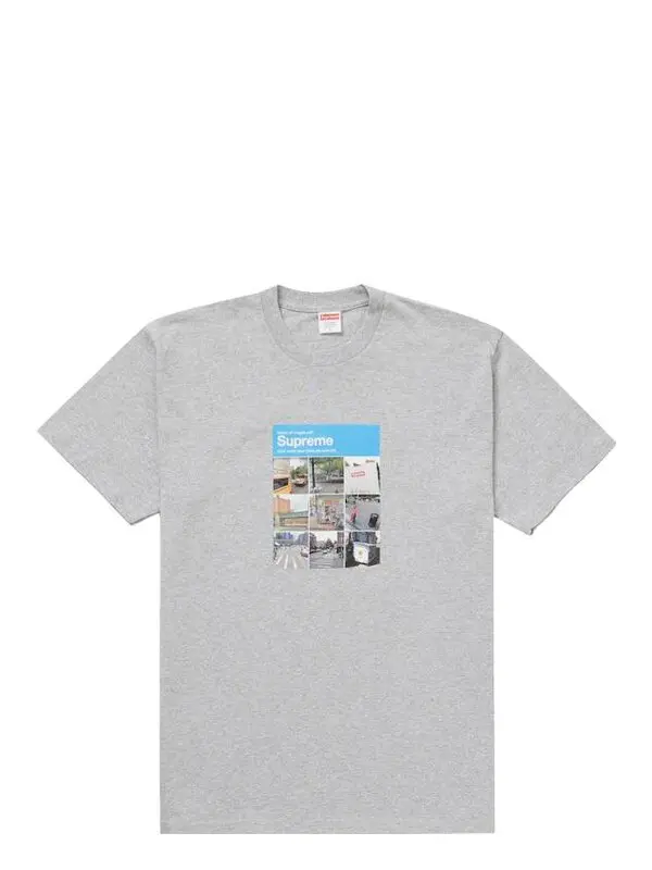 Supreme Verify Tee Shirt - Heather Grey
